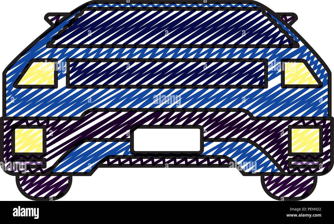 doodle front luxury car transport style Stock Vector Image & Art - Alamy