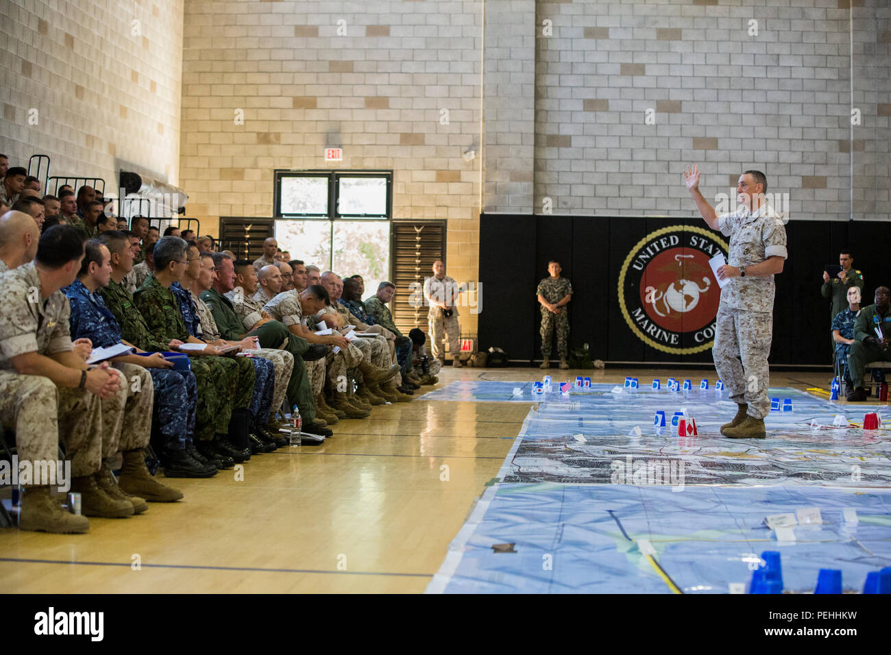 U.S. Marine Corps Brig. Gen. David W. Coffman, commanding general of ...