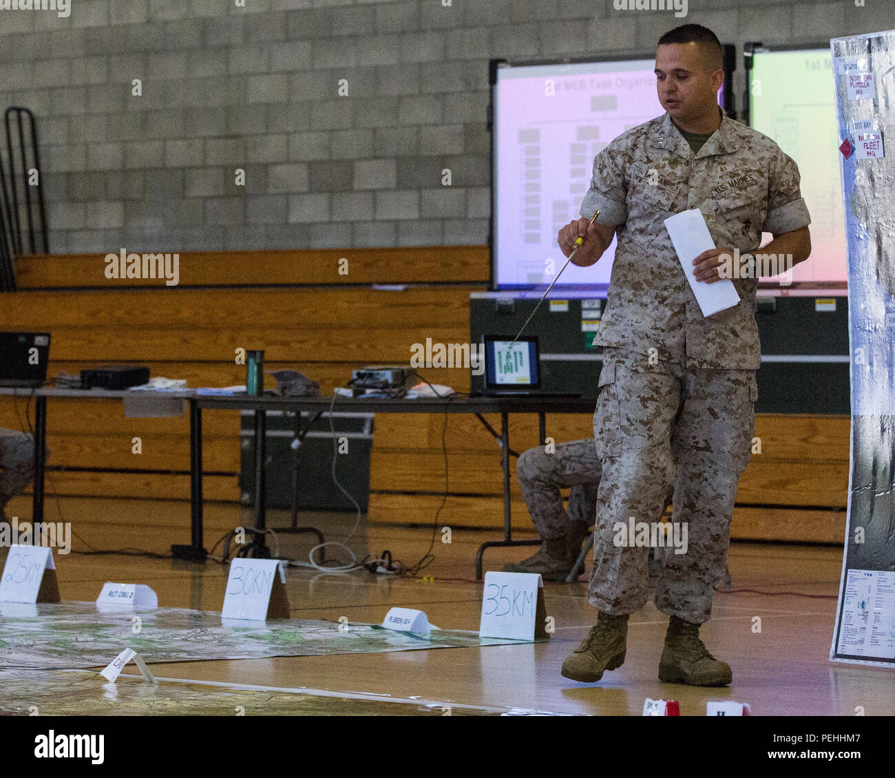 U.S. Marine Corps Capt. Justin M. Taricani, intel plans officer with ...