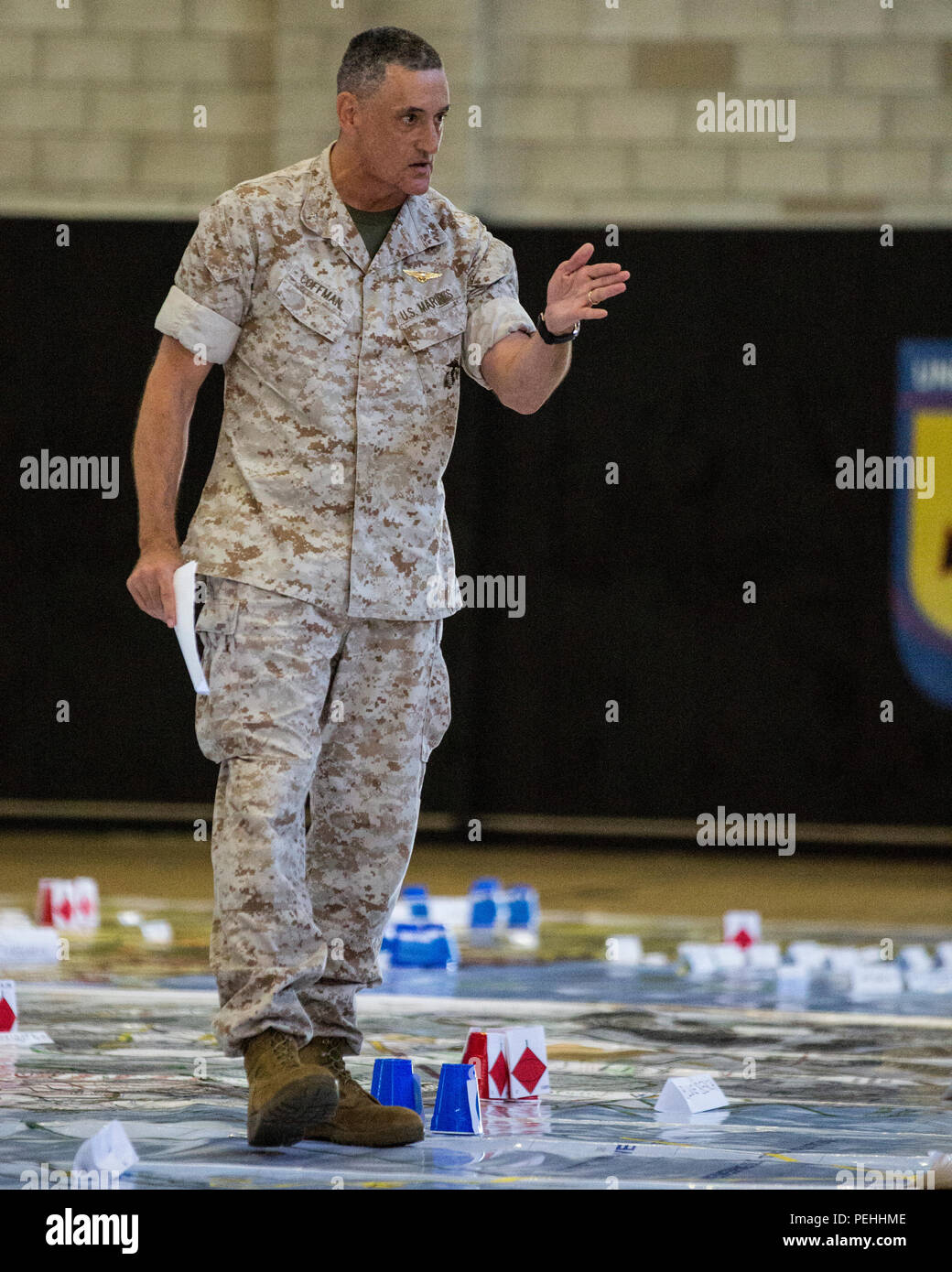 U.S. Marine Corps Brig. Gen. David W. Coffman, commanding general of ...