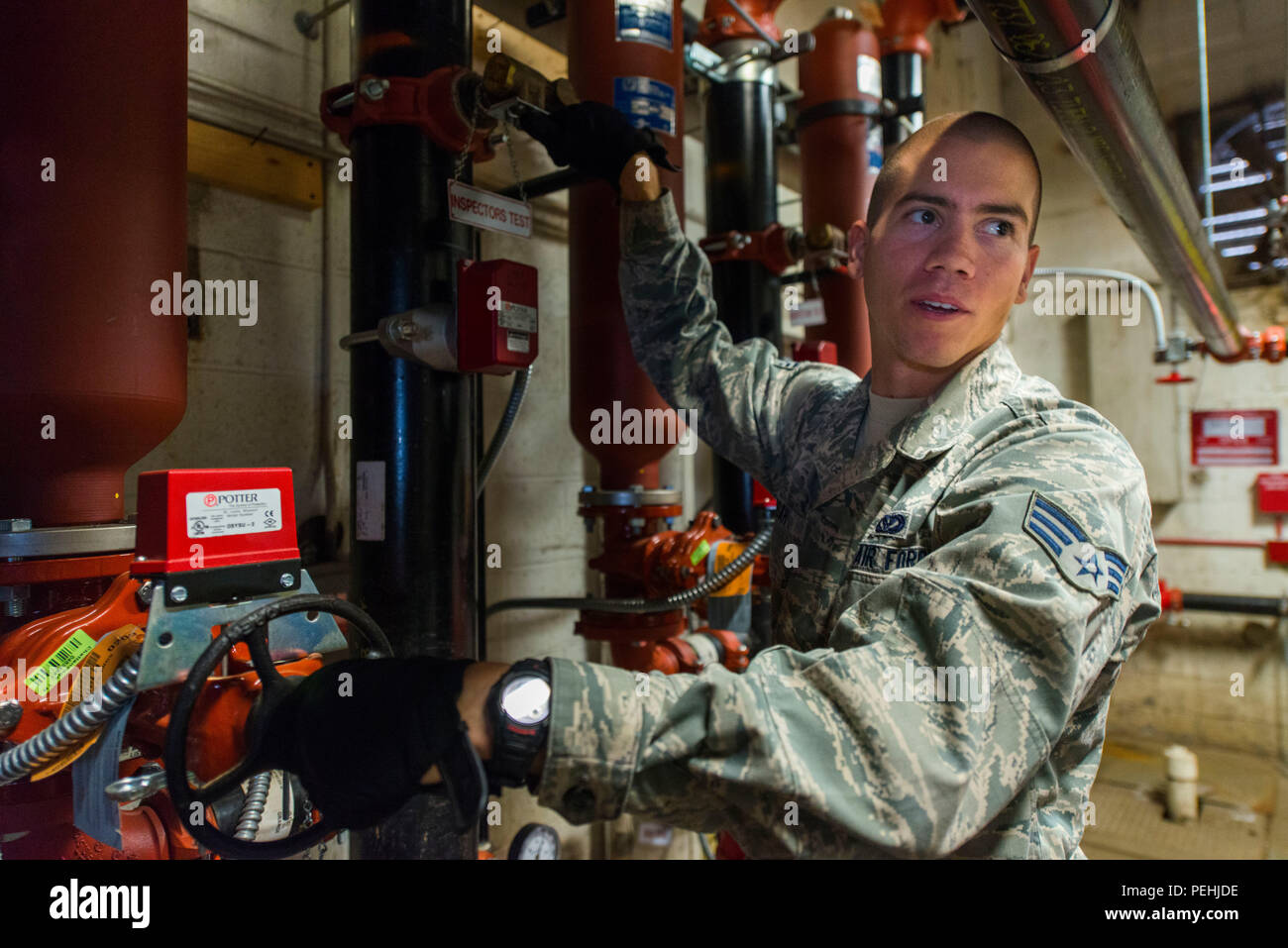 Senior Airman Dominic Koah, 11th Civil Engineer Squadron water and ...
