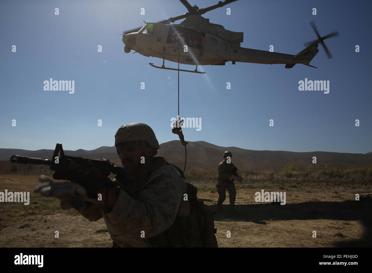 A Marine with Company A, 1st Reconnaissance Battalion, 1st Marine ...