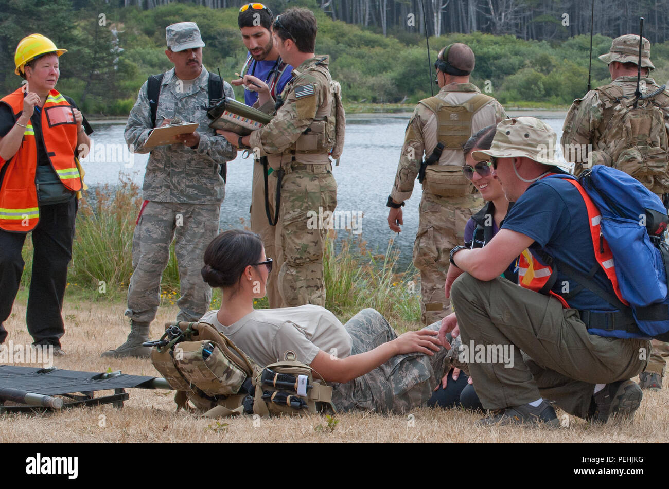 The 124th Medical Group and Chaplains join first responders from six ...