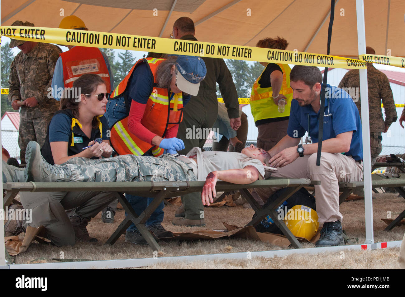 The 124th Medical Group and chaplains join first responders from six ...