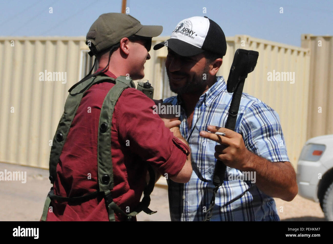 Spc. John Martin, Combat Camera, with Vulture Team, Operations Group ...