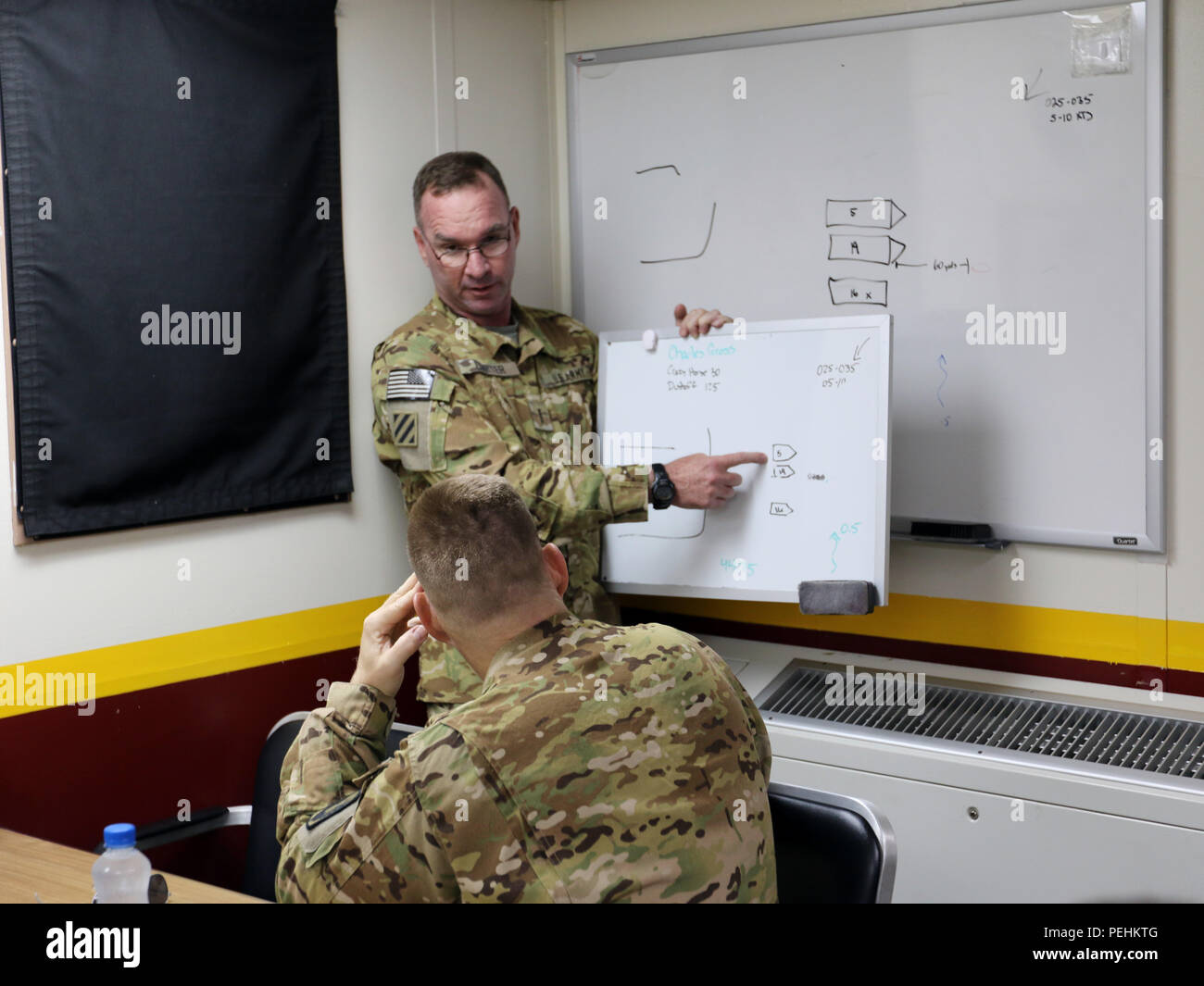 Chief Warrant Officer 4 Bart Carter, tactical operations officer, 185th ...