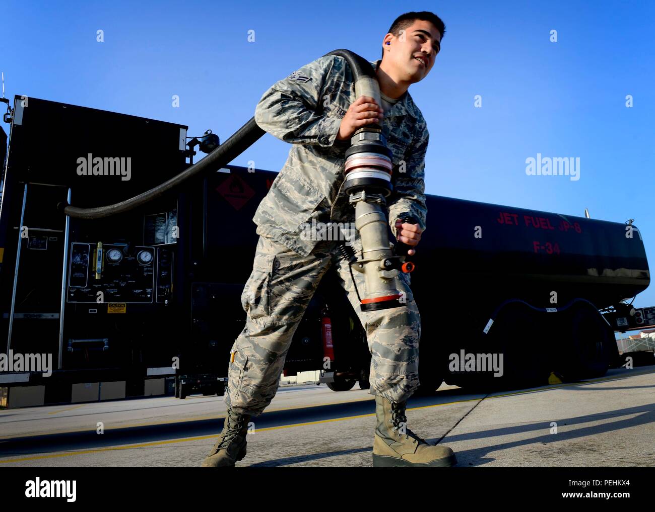 U.S. Air Force Airman 1st Class Sergio Fortich, 31st Logistics ...