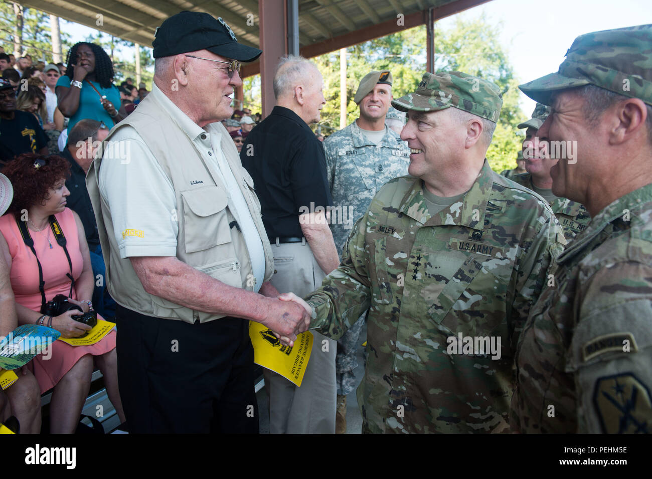 U.S. Army Chief of Staff Gen. Mark A. Milley interacts with U.S. Army ...