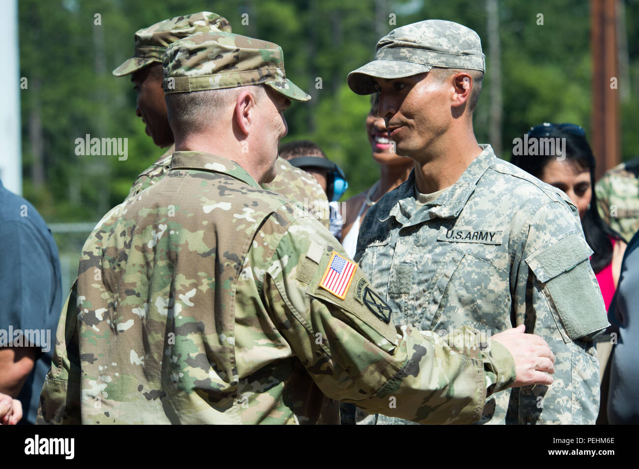 U.S. Army Chief of Staff Gen. Mark A. Milley congratulates awardees ...