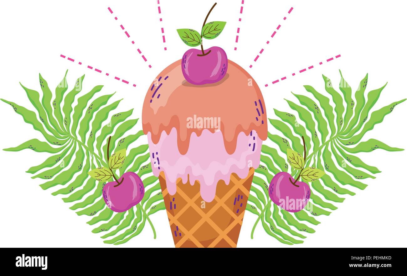 Plants with ice Stock Vector Images - Alamy