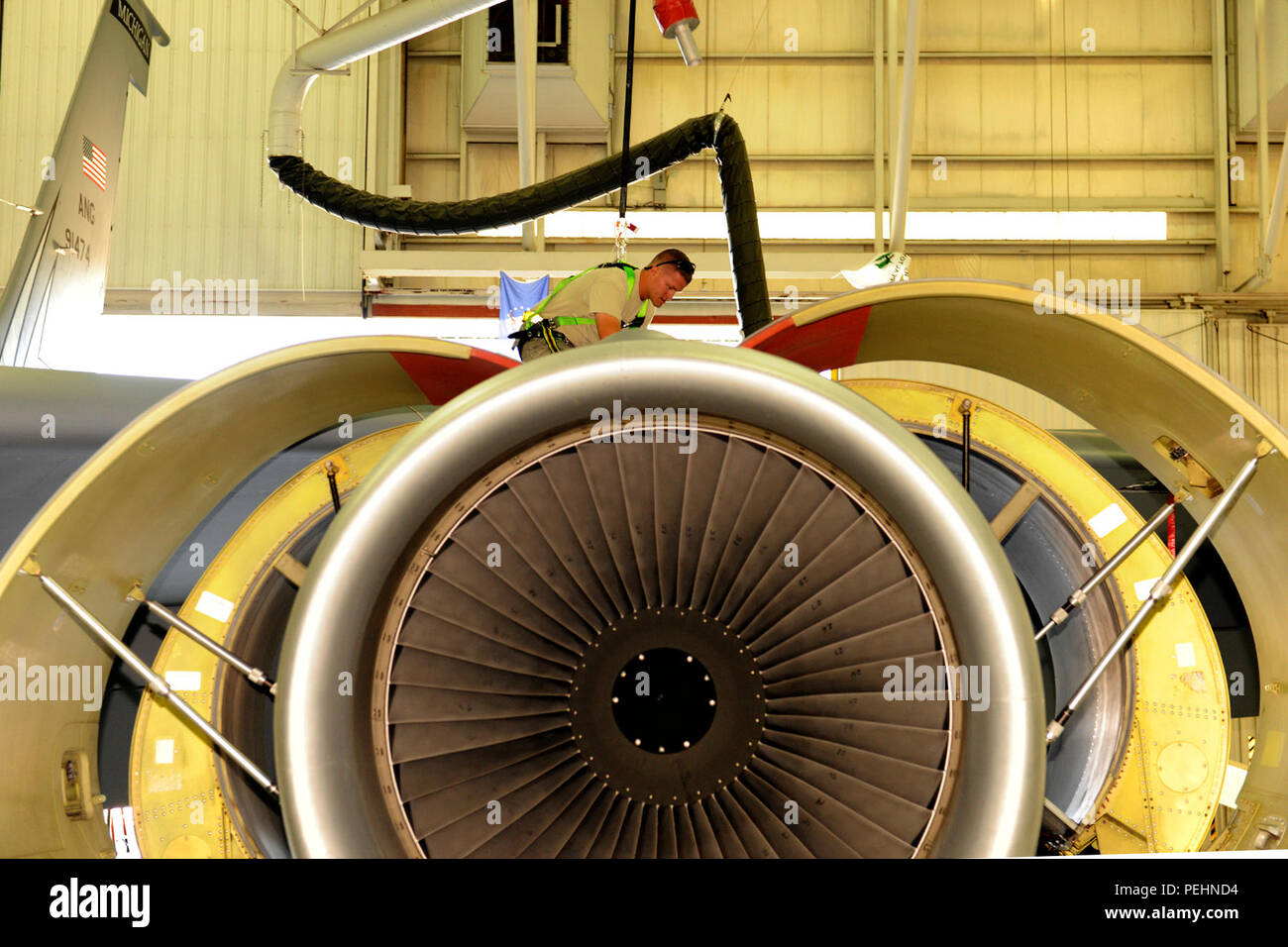 Technical Sgt. Tim Kelly of the 191st Aircraft Maintenance Squadron ...