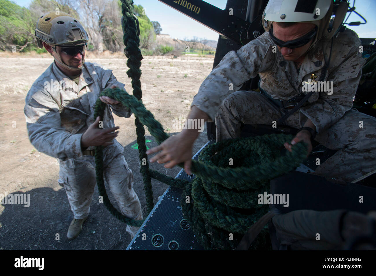 Staff Sgt. Steve Holland, a team leader, and Gunnery Sgt. Brett Lane ...