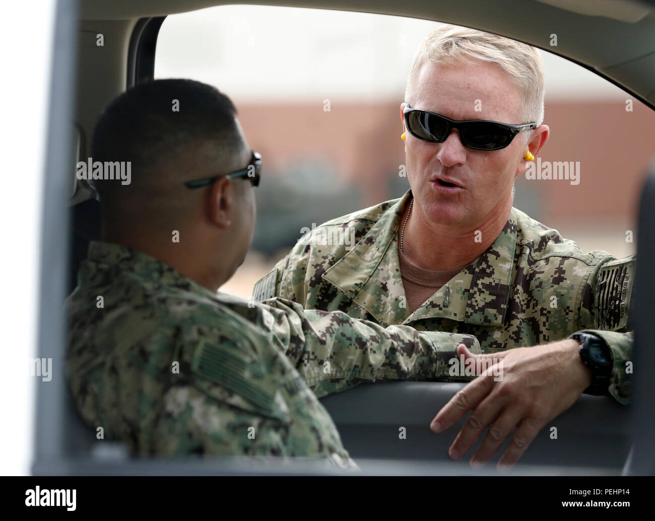 Navy Master Chief Jeffrey Covington, senior enlisted leader, Joint Task ...