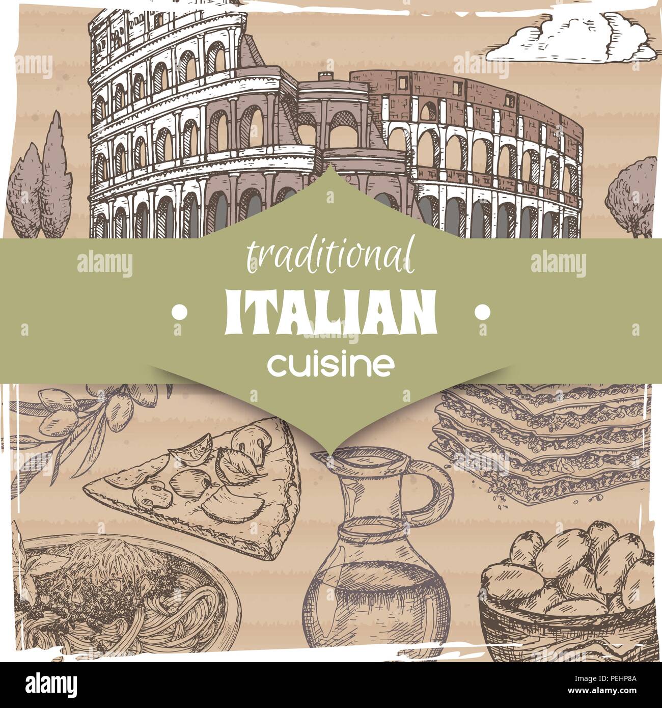 Ancient roman cuisine Stock Vector Images - Alamy