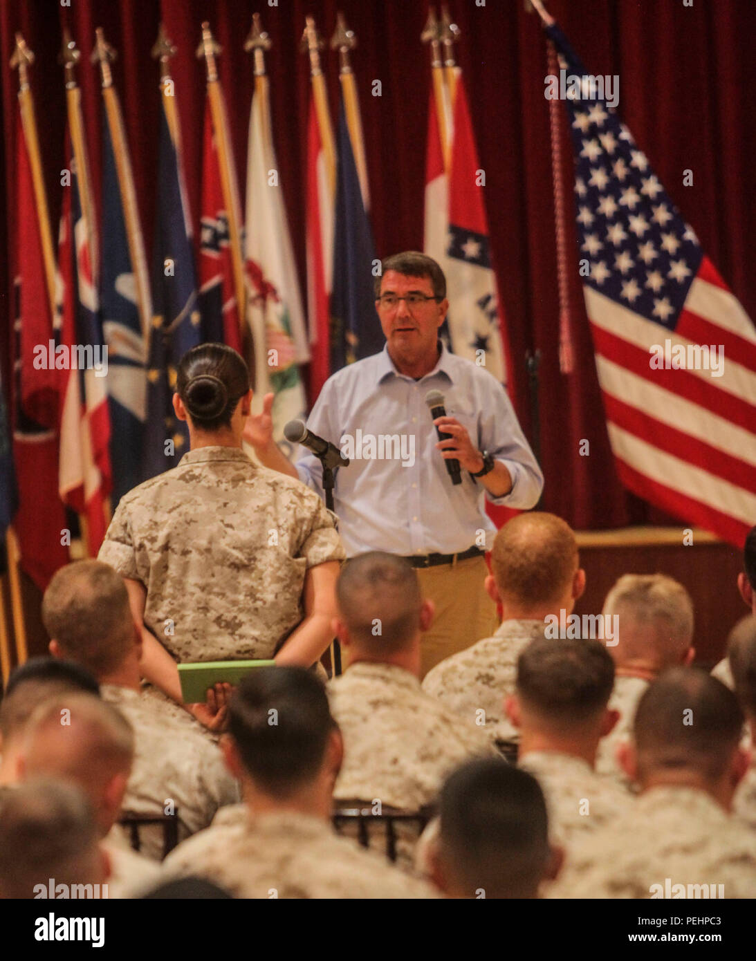 The U.S. Secretary of Defense, the honorable Mr. Ashton Carter answers ...