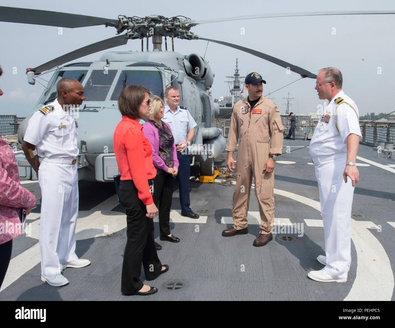 150827-N-MK881-027 CHANGI NAVAL BASE (August 27, 2015) Capt. Randall H ...