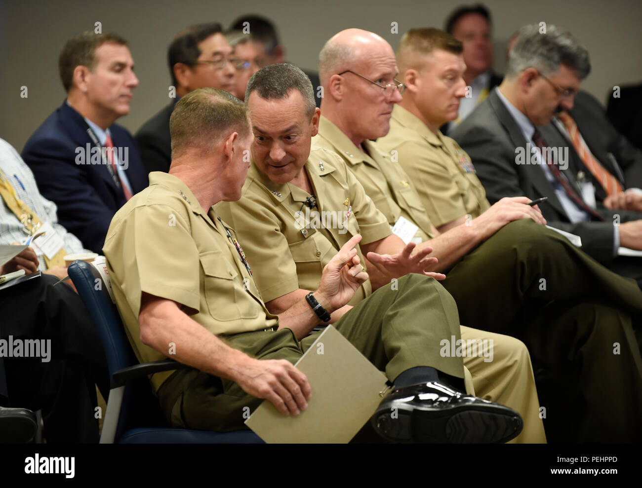 150827-N-PO203-014 ARLINGTON, Virginia (August 27, 2015) Rear Adm. Mat ...