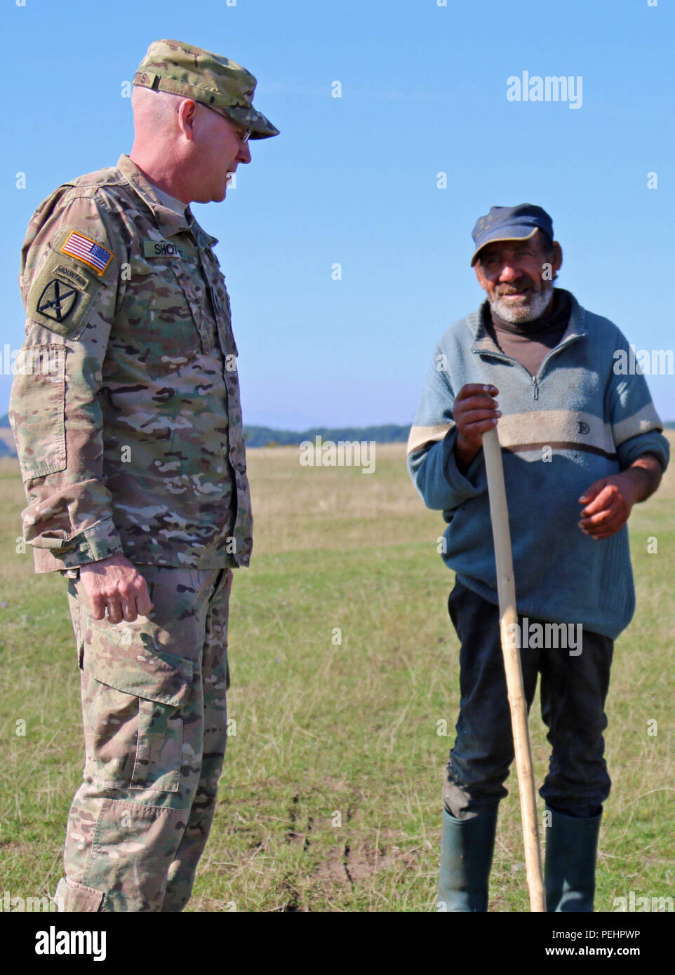Master Sgt. Steven Shotts, duration staff NCOIC with the 877th Engineer ...
