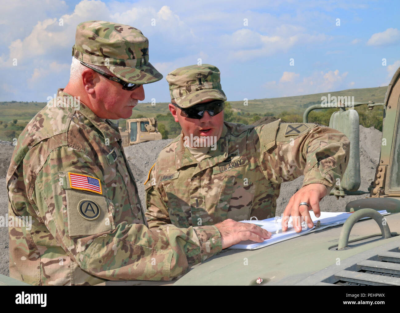 First Lt. Jason Lawing, horizontal project supervisor with the 877th ...
