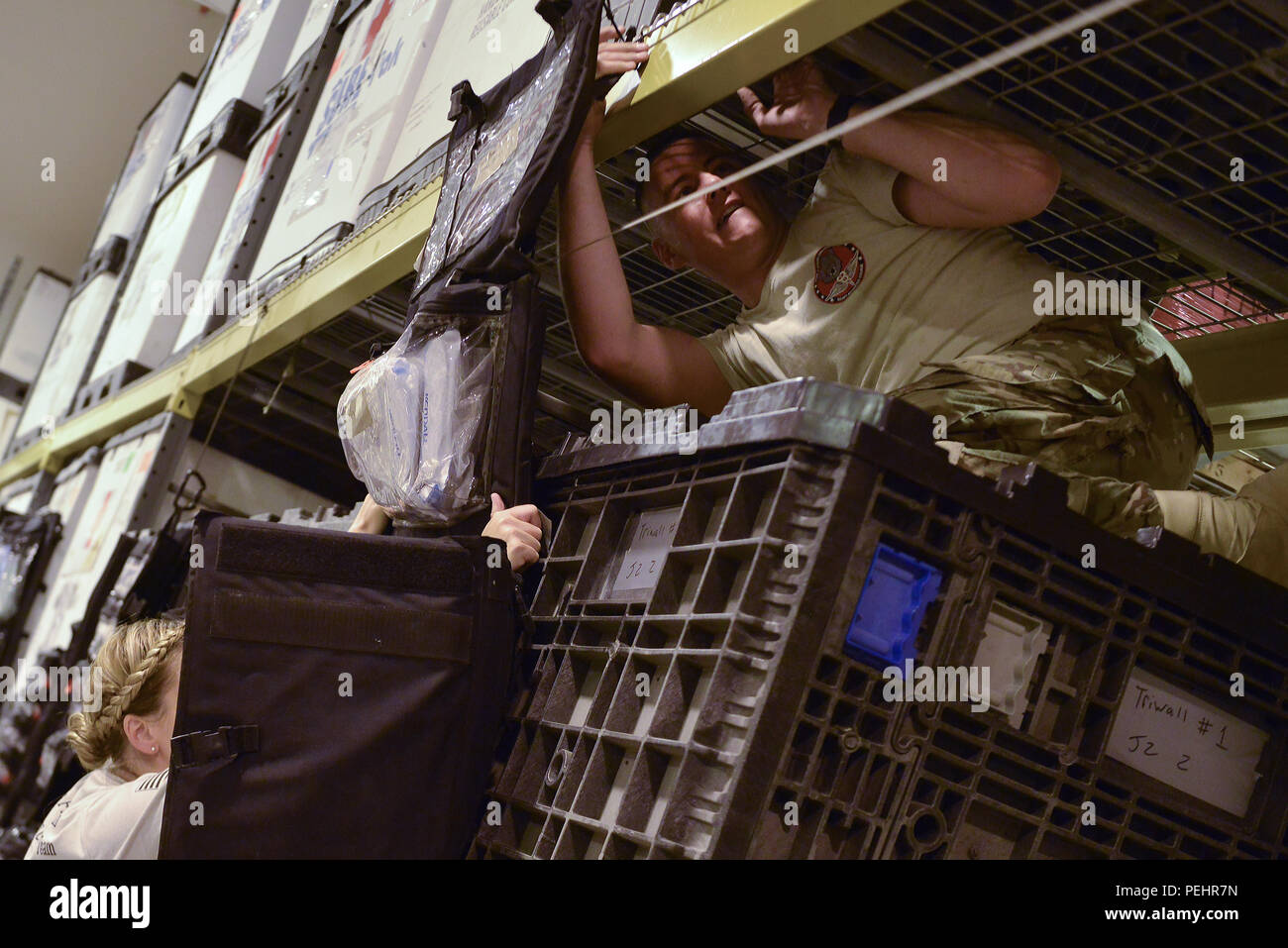 Capt. Suzanne Bohn and Staff Sgt. Cody Rothlisberger, 379th ...