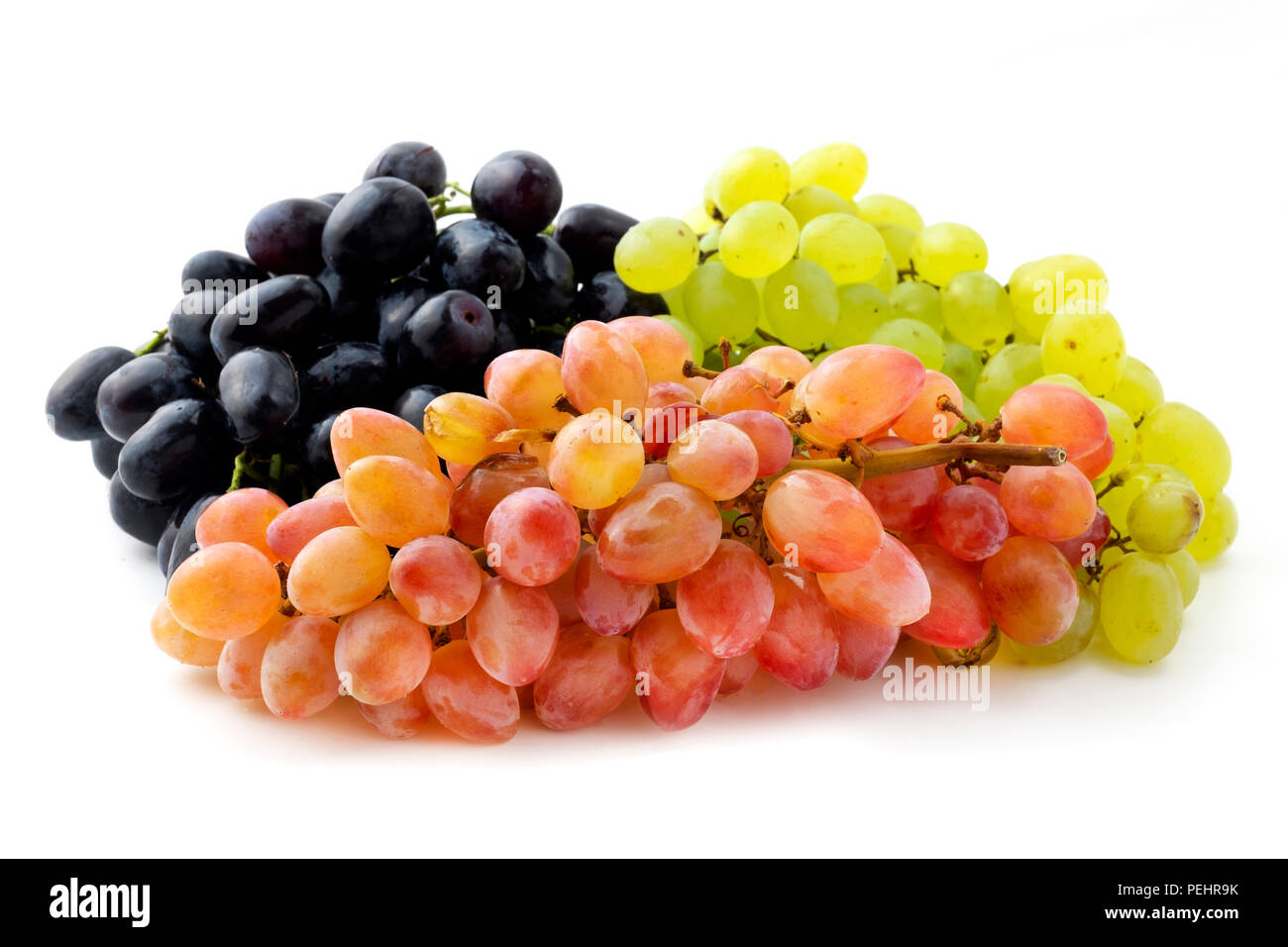 Grapes on a white background Stock Photo - Alamy