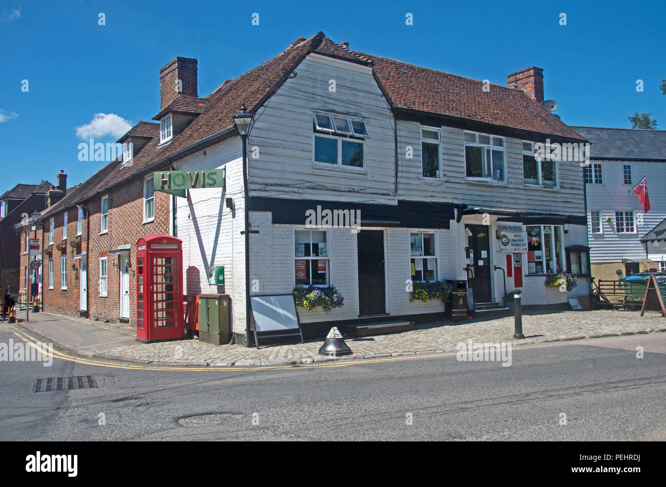 Yalding Village Post Office Shop Kent England UK Stock Photo - Alamy