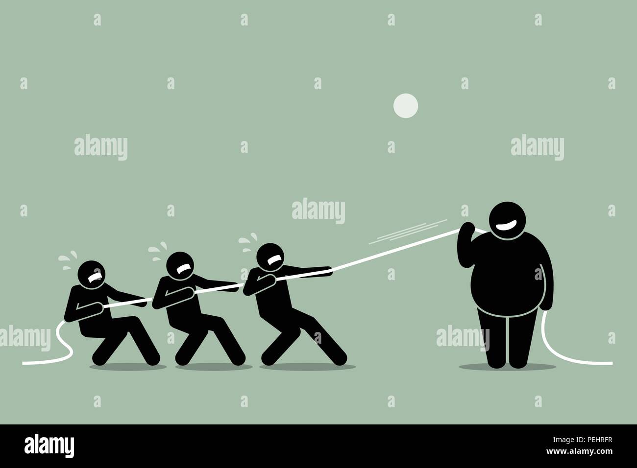 Strong vs weak Stock Vector Images - Alamy