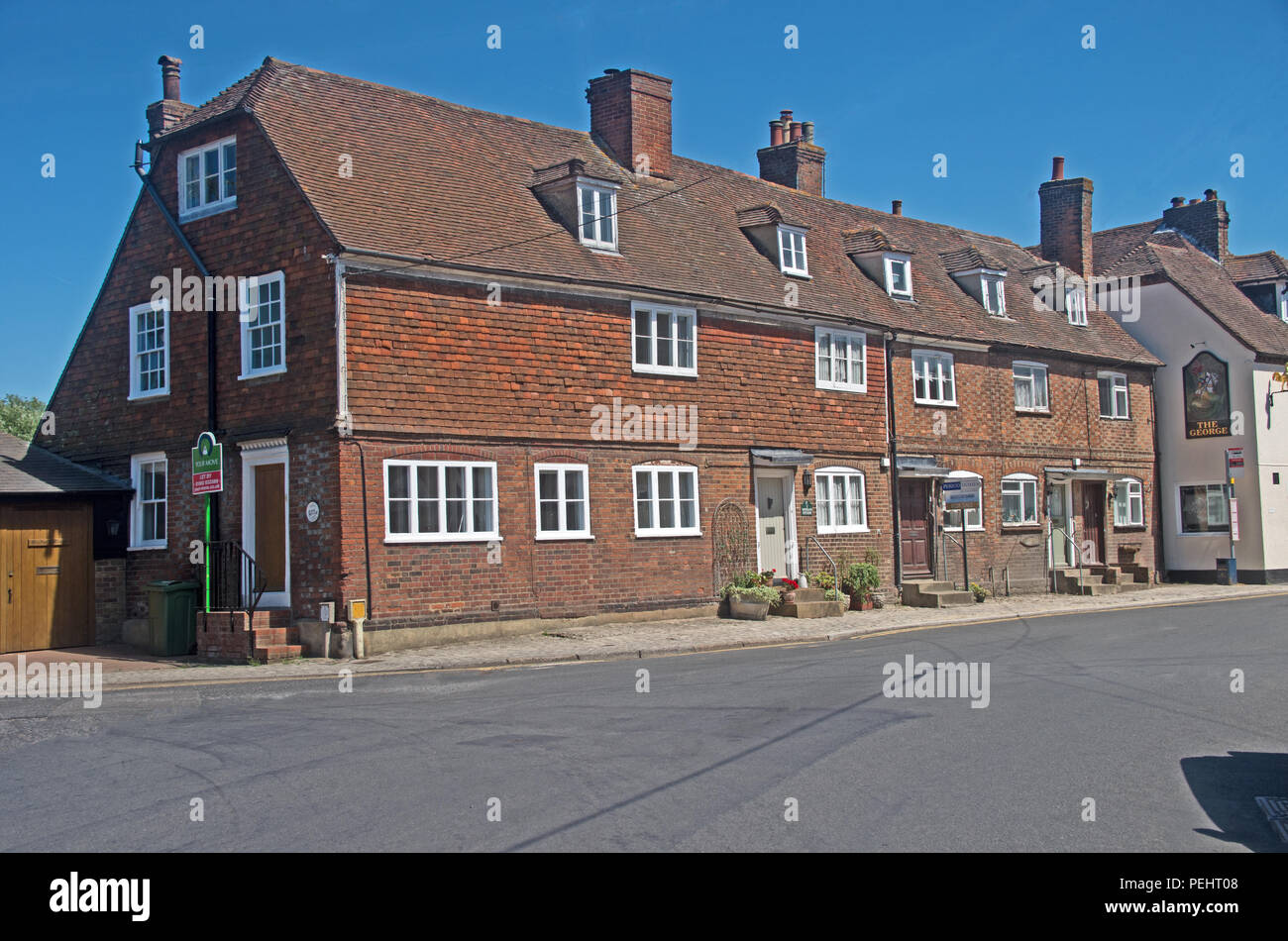 Yalding Village House Kent England UK Stock Photo - Alamy