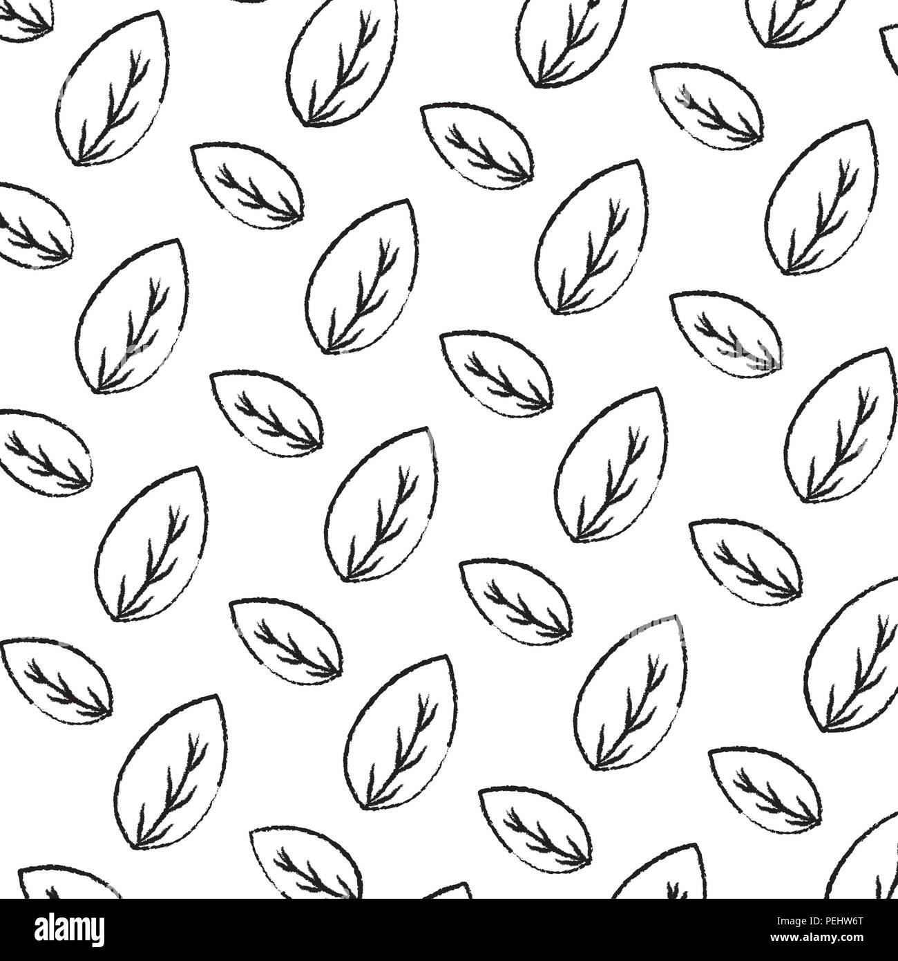 Nice exotic leaves plants background Stock Vector Images - Alamy