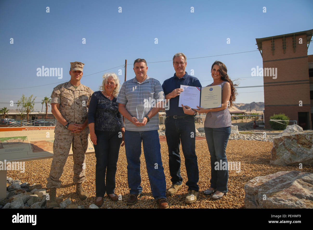 Environmental award for natural resource conservation hi-res stock ...