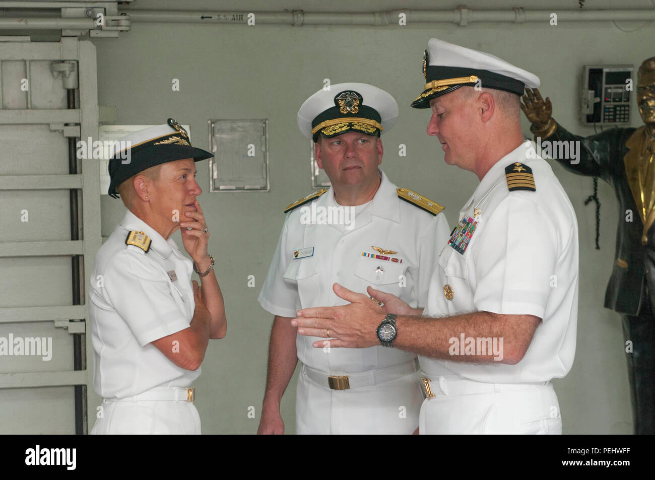 150831-N-YY933-006 SAN DIEGO (Aug. 31, 2015) Vice Adm. Nora Tyson ...