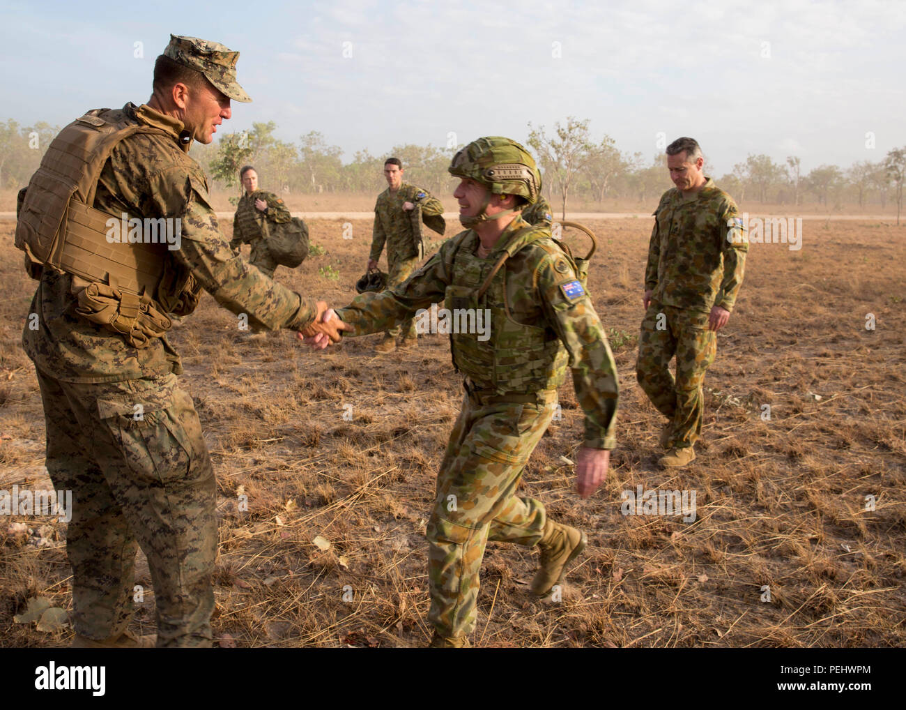U.S. Marine Corps. Lt. Col. Eric Dougherty, battalion commander, 1st ...