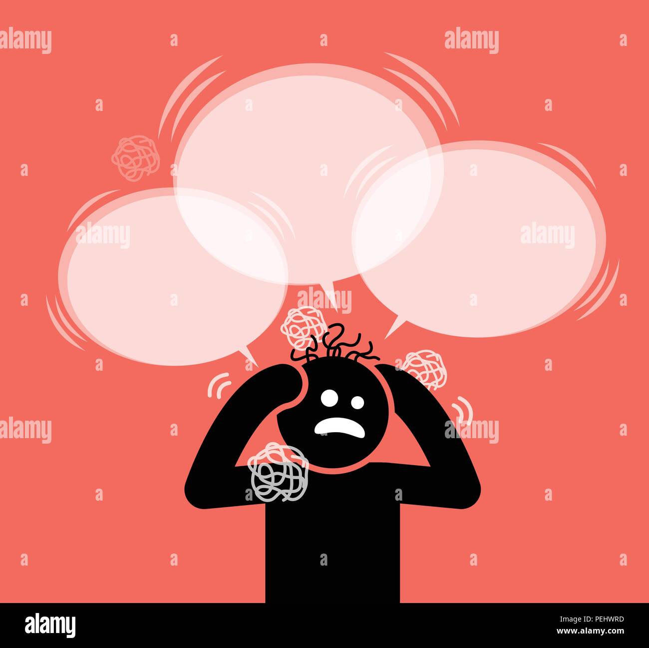 Hysteria vector vectors hi-res stock photography and images - Alamy