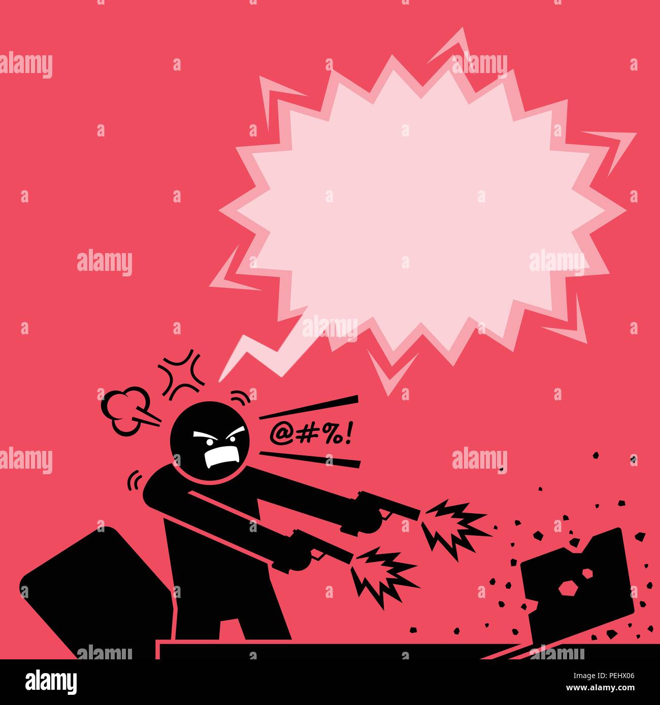 Enraged Vector Vectors High Resolution Stock Photography and Images - Alamy