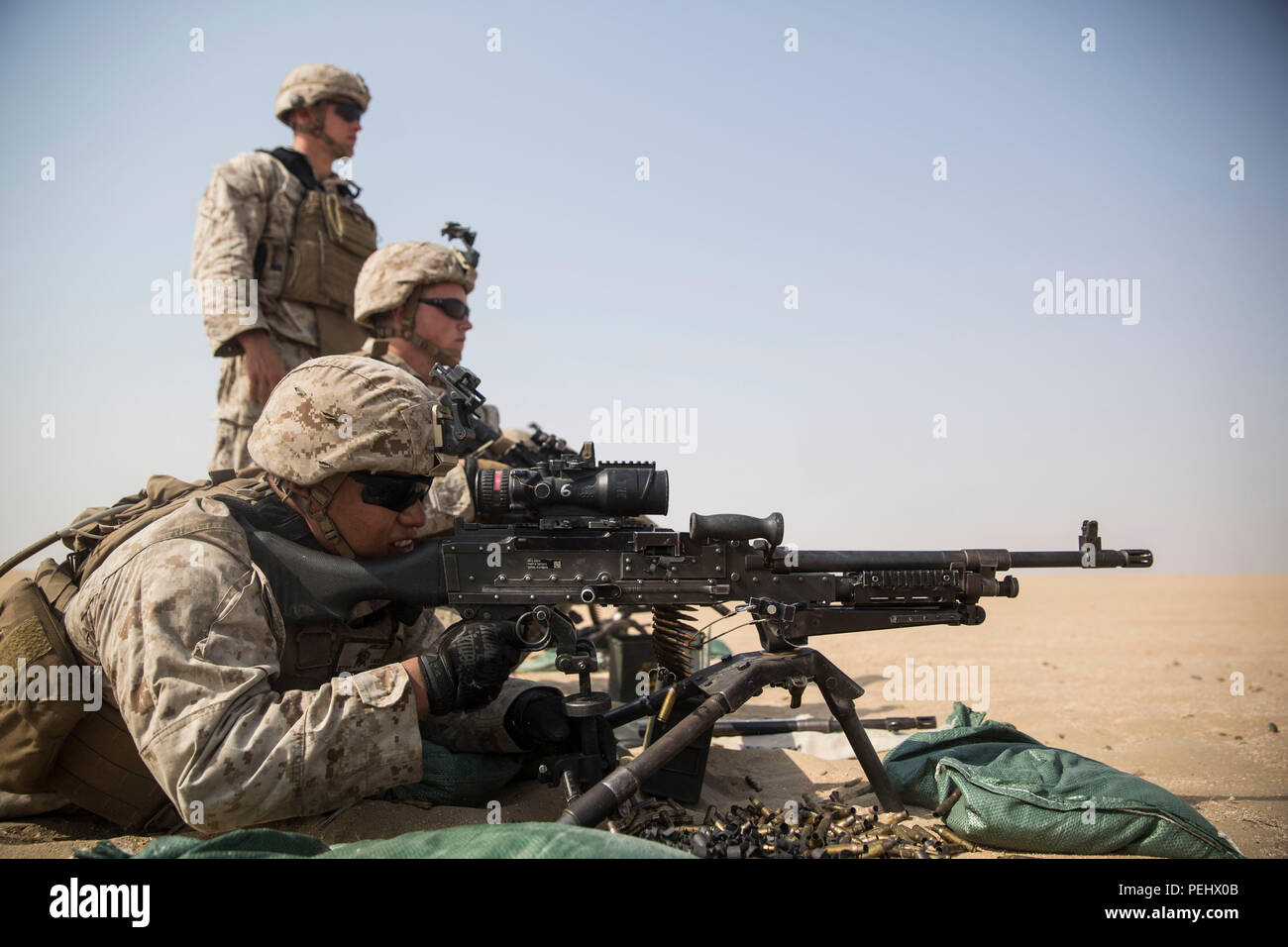 KUWAIT (Aug. 26, 2015) U.S. Marines with Kilo Company, Battalion ...