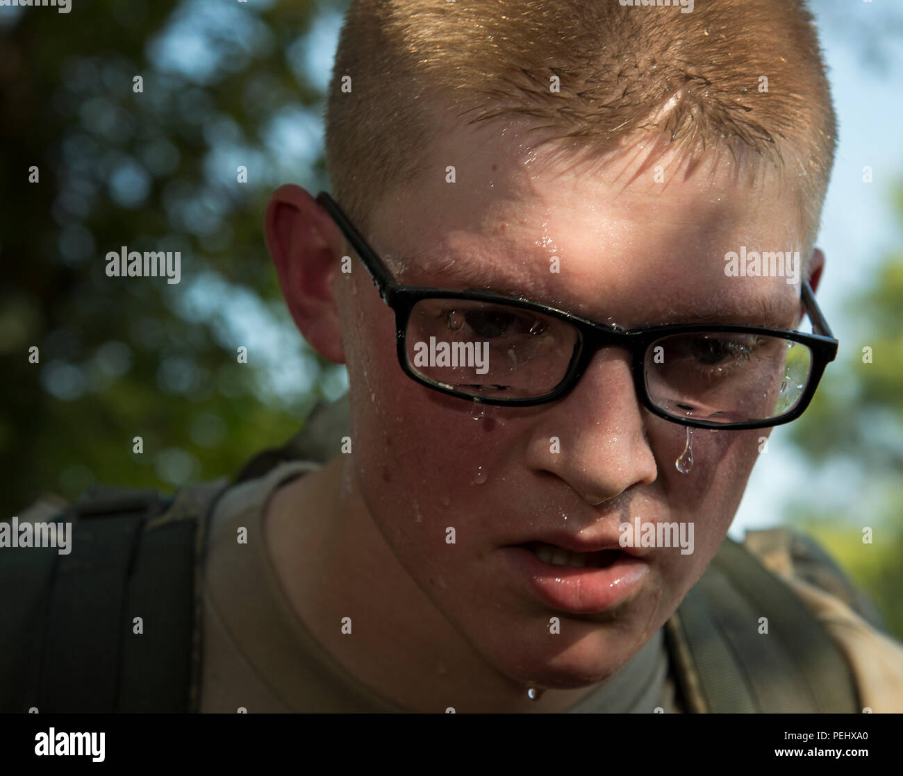 A U.S. Air Force Airman Survival, Evasion, Resistance, Escape candidate ...