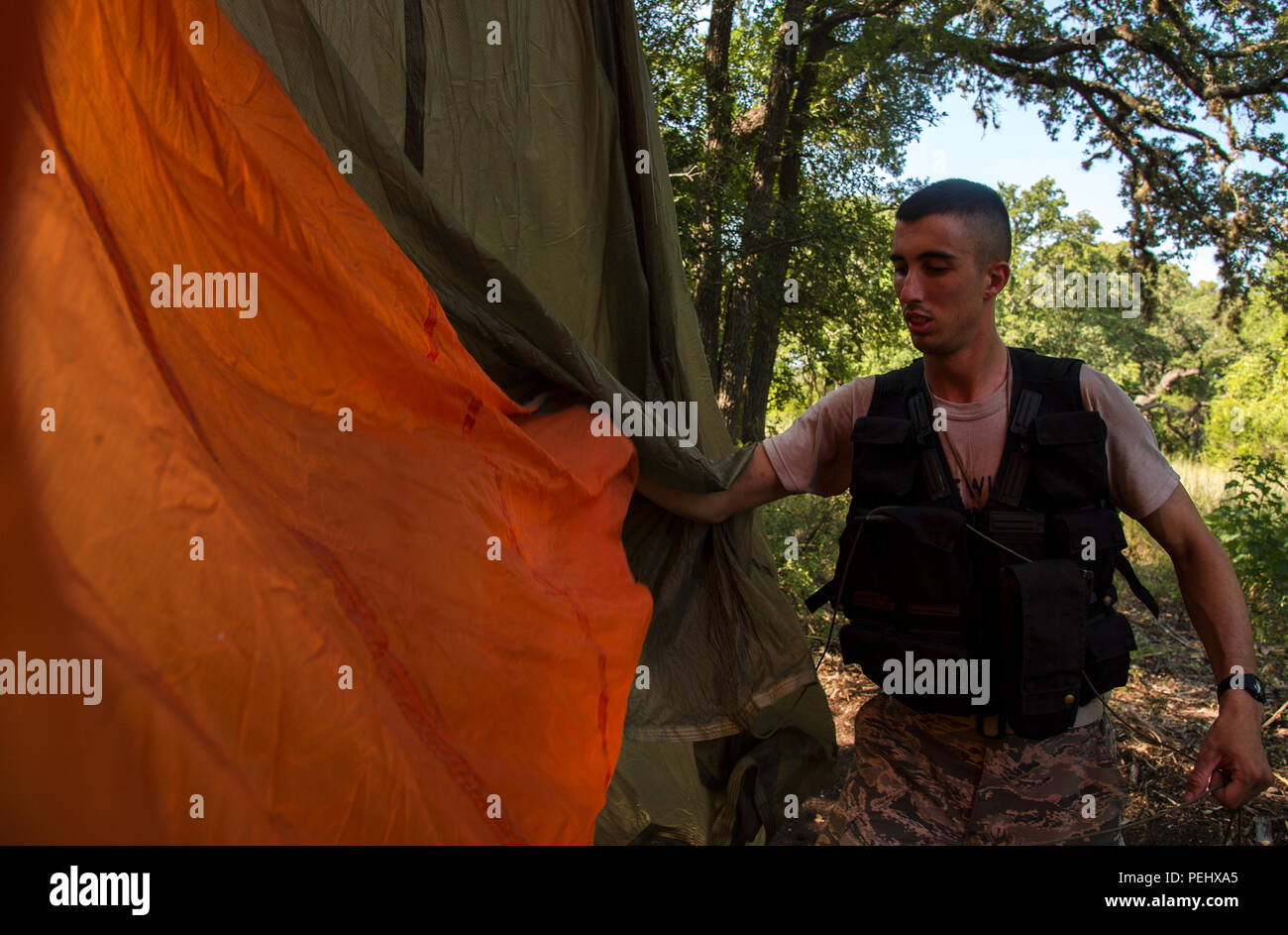 A U.S. Air Force Airman Survival, Evasion, Resistance, Escape candidate ...