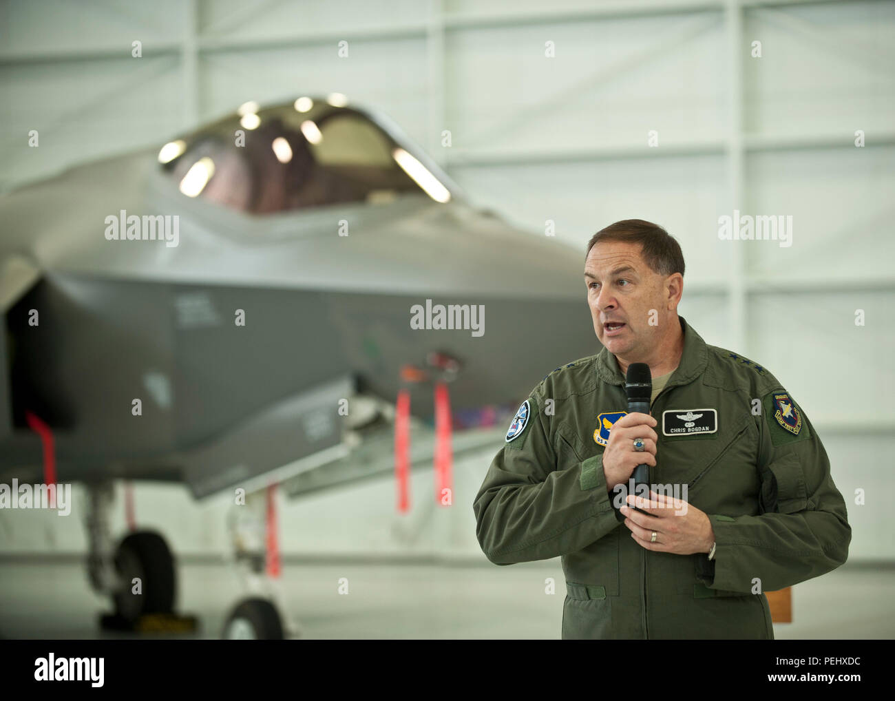 On August 27, 2015, Lt. Gen. Christopher C. Bogdan, Program Executive ...