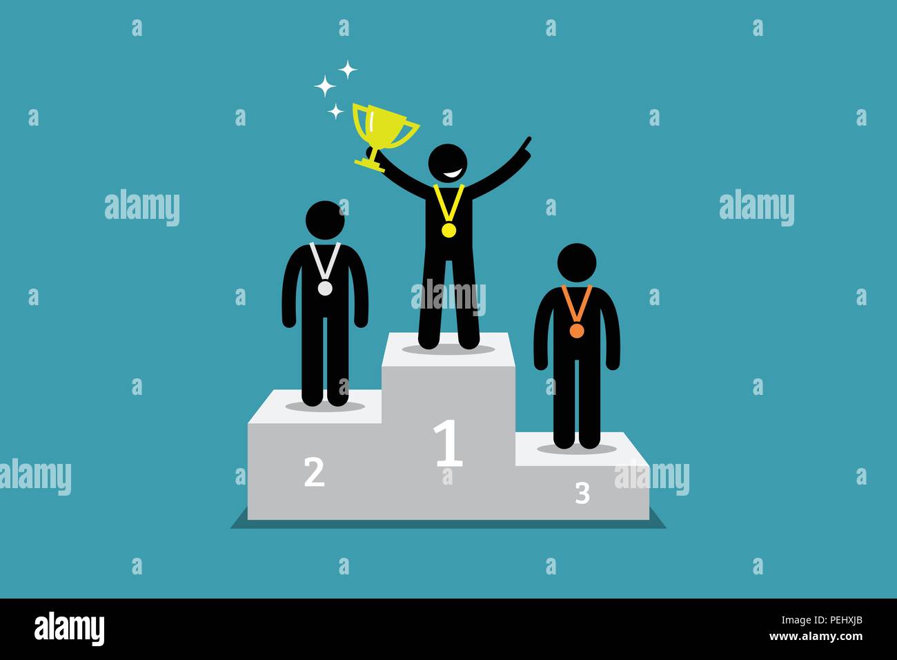 Vector artwork depicts champion, winner, triumph, and greatest Stock ...