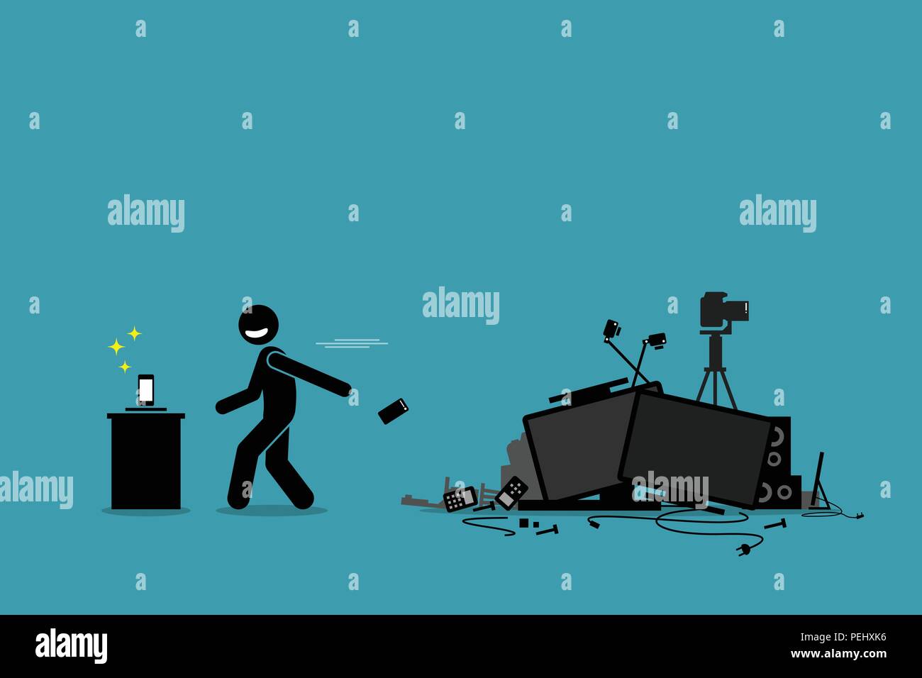 Outdated tech parts Stock Vector Images - Alamy