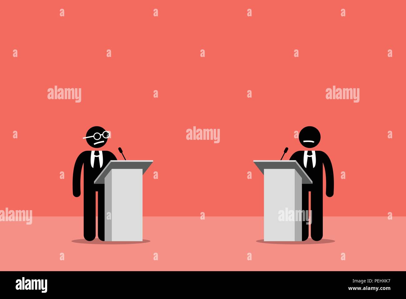 Debates and arguments Stock Vector Images - Alamy