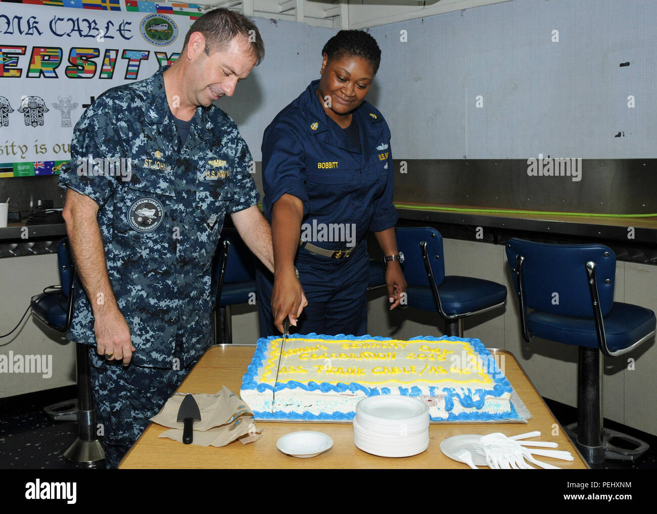 150828-N-DA434-022: POLARIS POINT (Aug. 28, 2015) Capt. Drew St. John ...