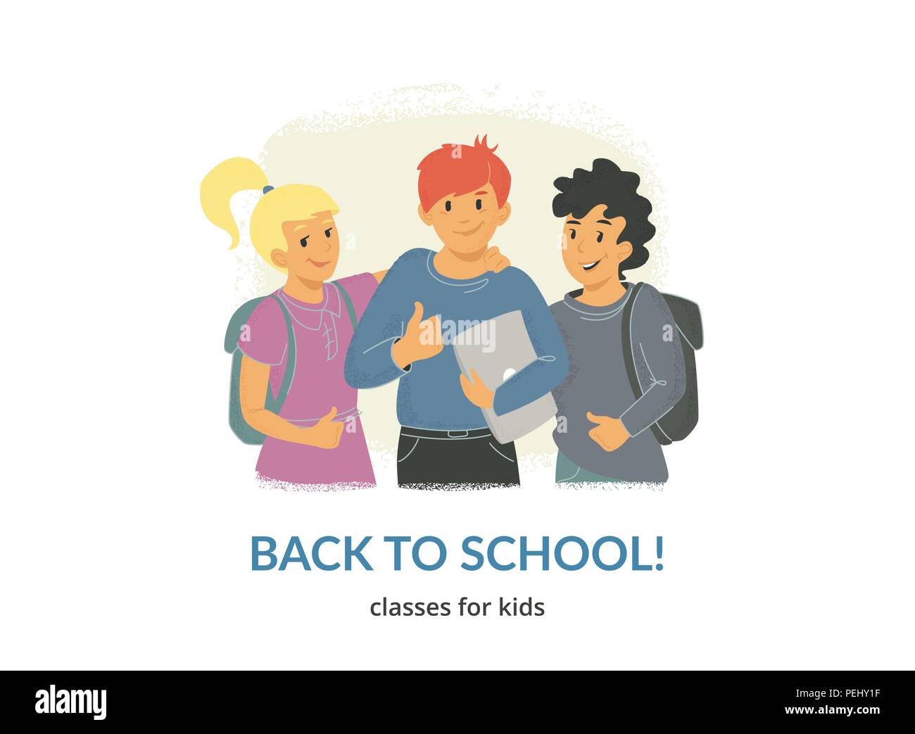 Primary school kids children education Cut Out Stock Images & Pictures ...