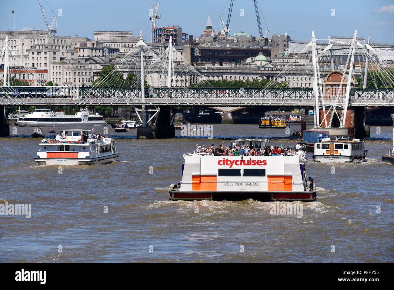 Passenger boat river deck hi-res stock photography and images - Alamy