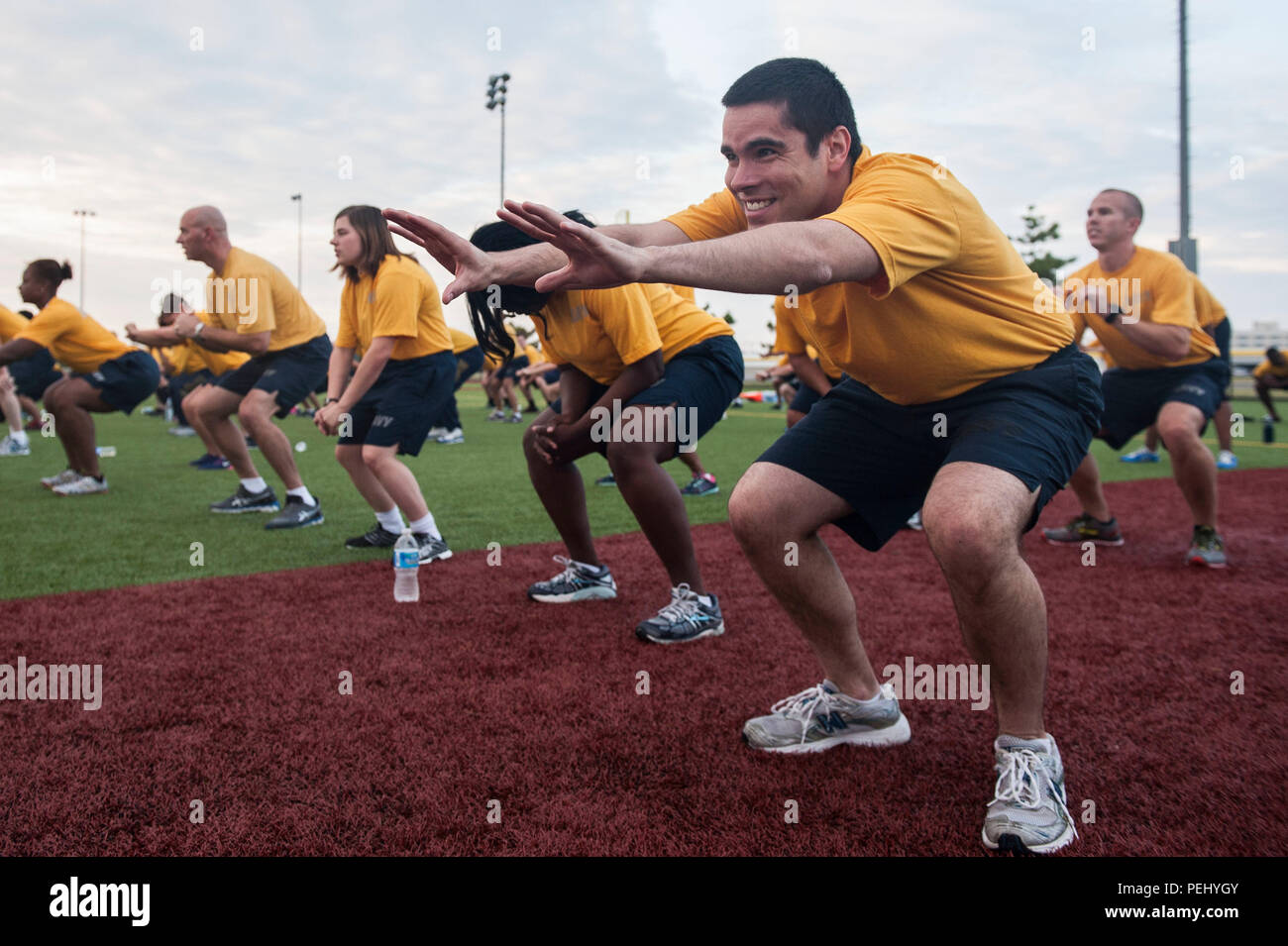 Fleet synthetic training group command exercise hi-res stock ...