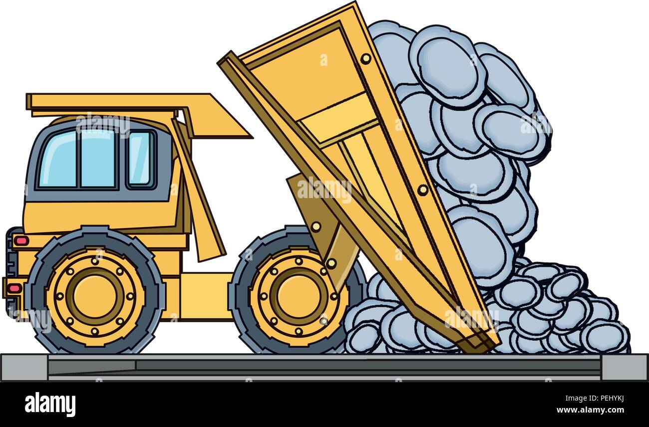 Unloading Truck Stock Vector Images - Alamy