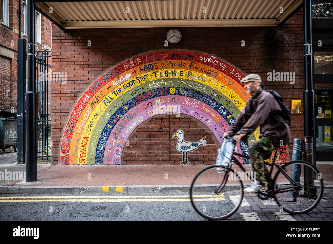 Leeds united street artwork hi-res stock photography and images - Alamy