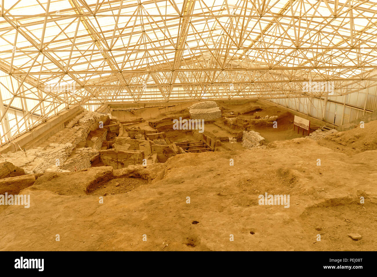 Catalhoyuk is large Neolithic and Chalcolithic best preserved city ...