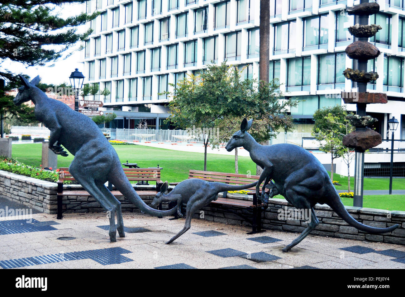 Kangaroo statue australia hi-res stock photography and images - Alamy