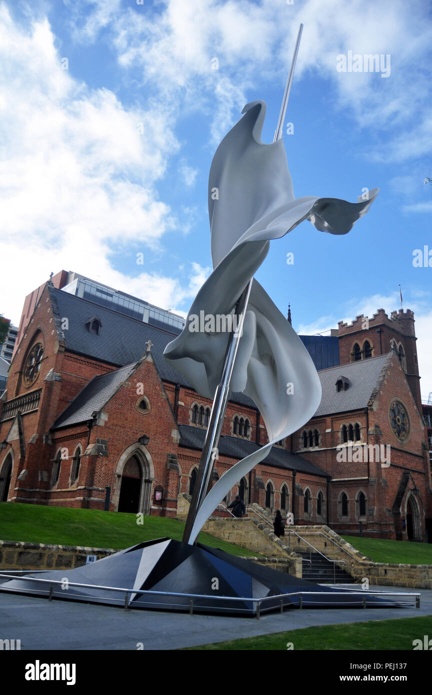 The contemporary sculpture Ascalon for australian people and foreigner ...